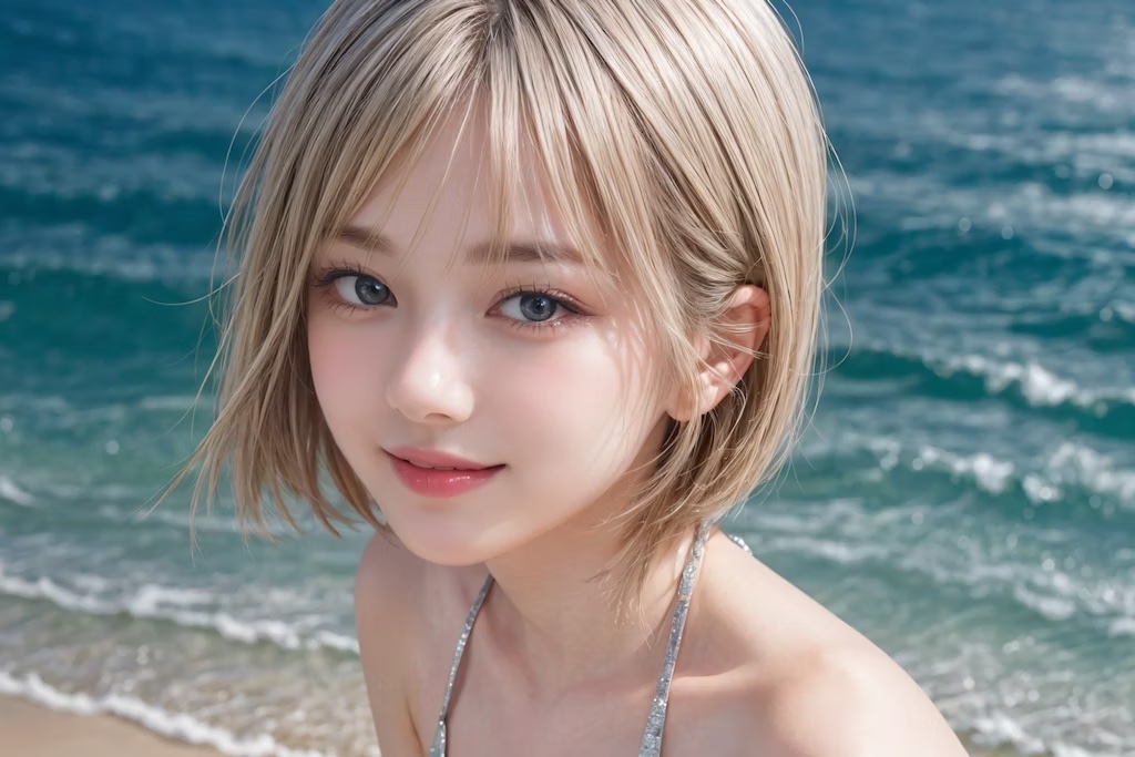 【AI gravure】Asian & Japanese beauty swimsuit image collection | AI ...